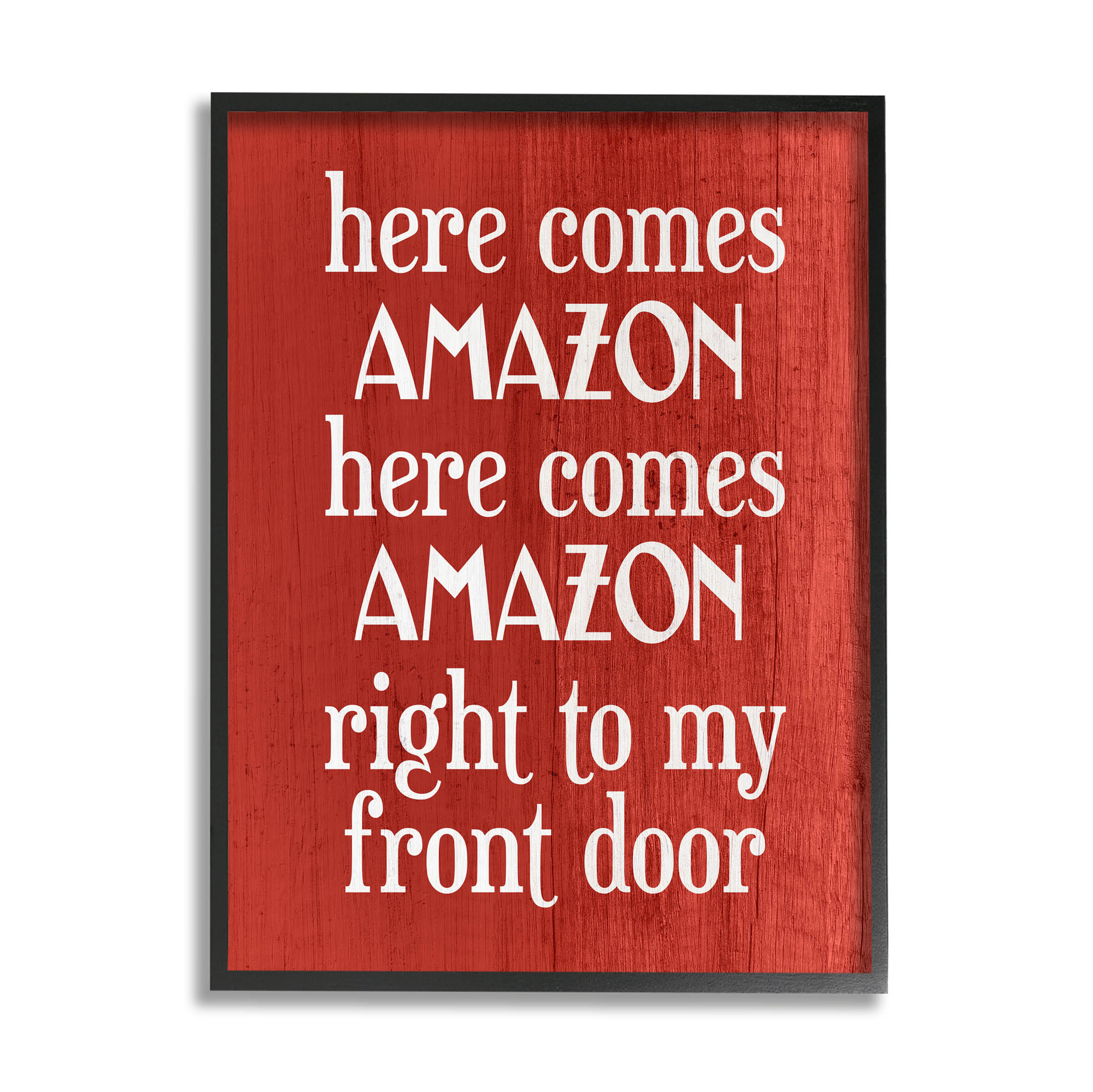 Trinx Here Comes Amazon Funny Song Framed Giclee Art By Lil' Rue - Wayfair Canada